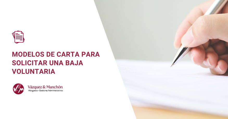 Modelos de carta de baja voluntaria para descargar y editar fácilmente
